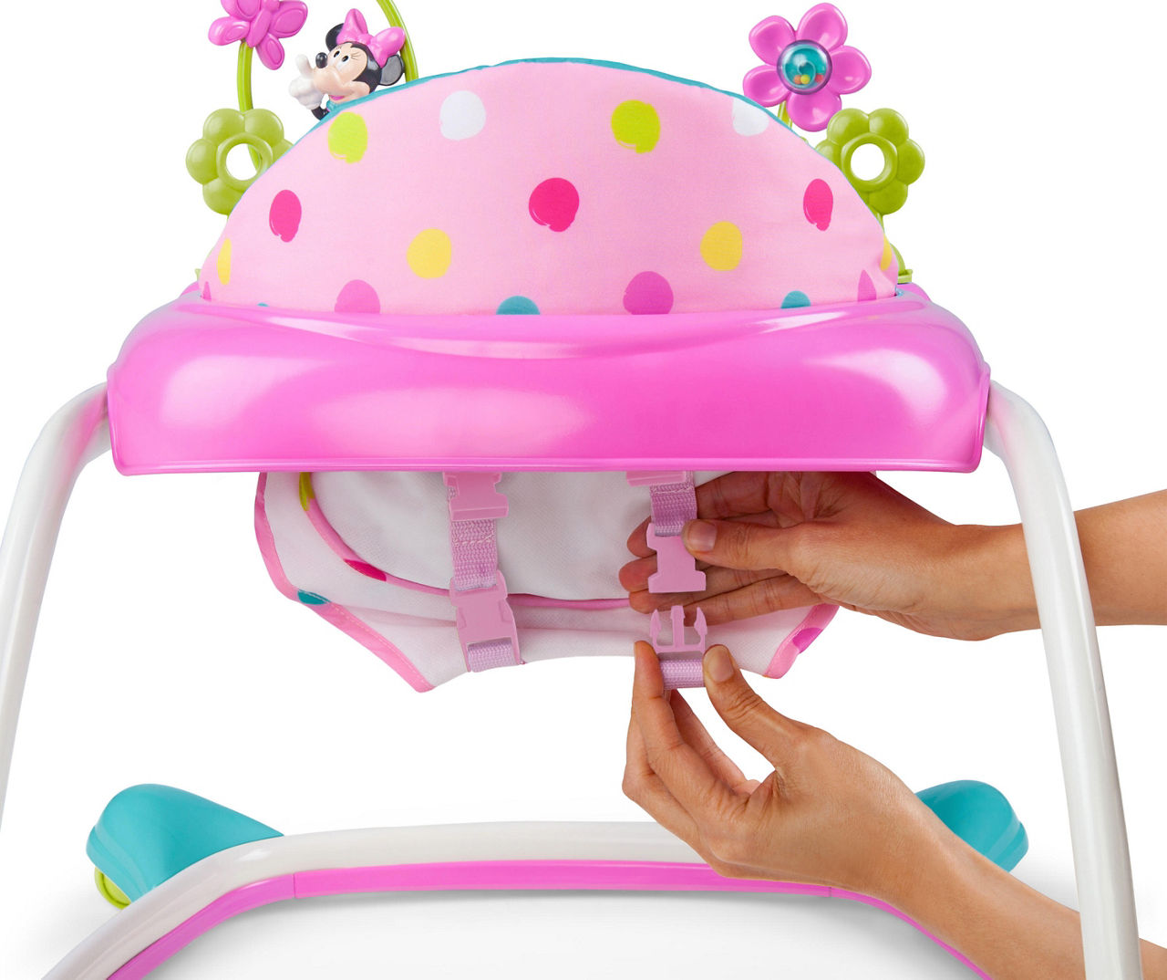 Disney Baby Pink Minnie Mouse Peek-A-Boo Baby Walker | Big Lots