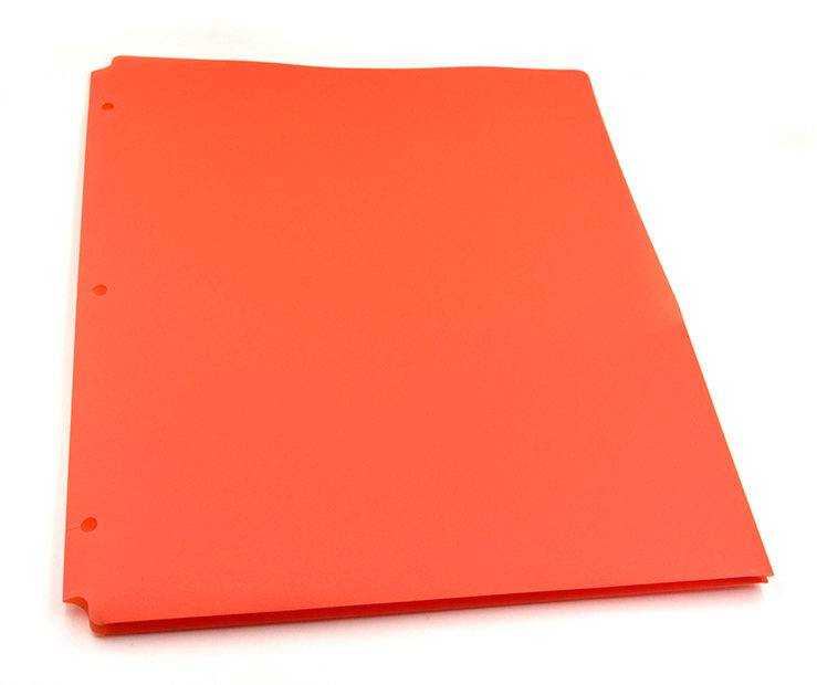 Big Lots Orange 2-Pocket Binder Report Cover | Big Lots