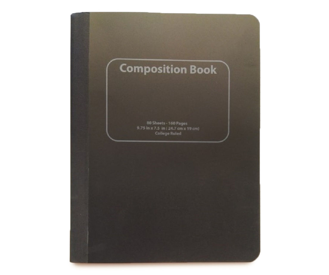 Black 80 Sheet Poly Composition Book | Big Lots