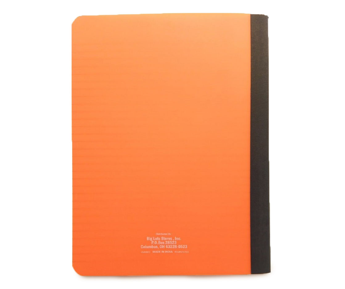 Orange 80-Sheet Poly Composition Book | Big Lots