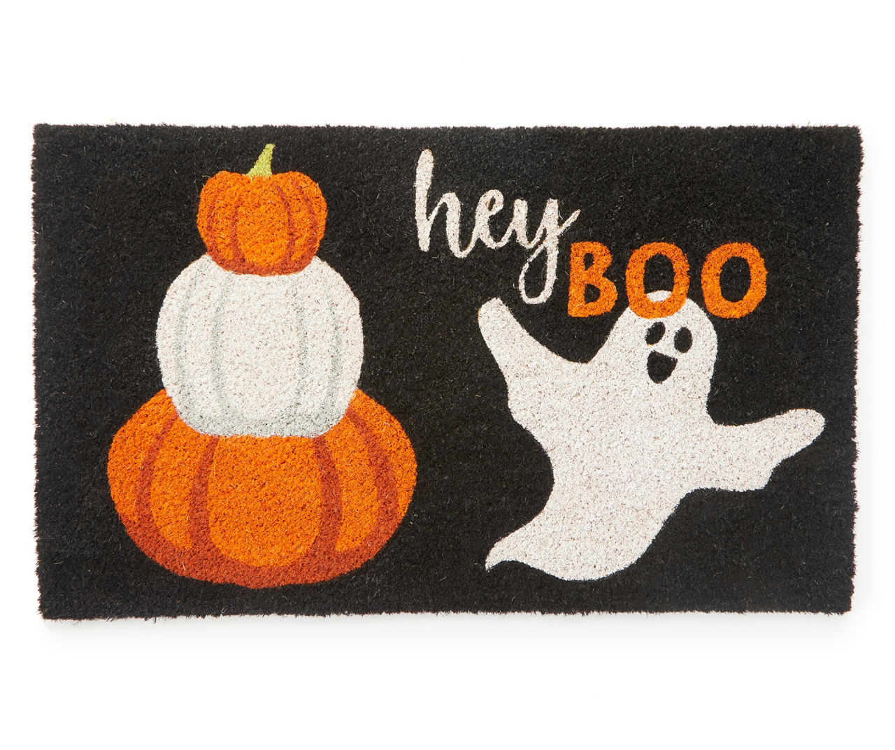 "Hey Boo" Ghost Coir Doormat | Big Lots