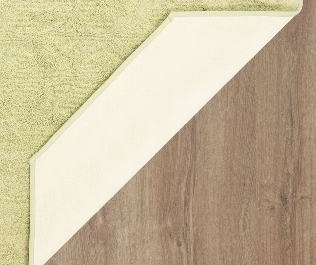 Mohawk Foliage Sage Embossed Floral Octagonal Bath Rug, (4') | Big Lots