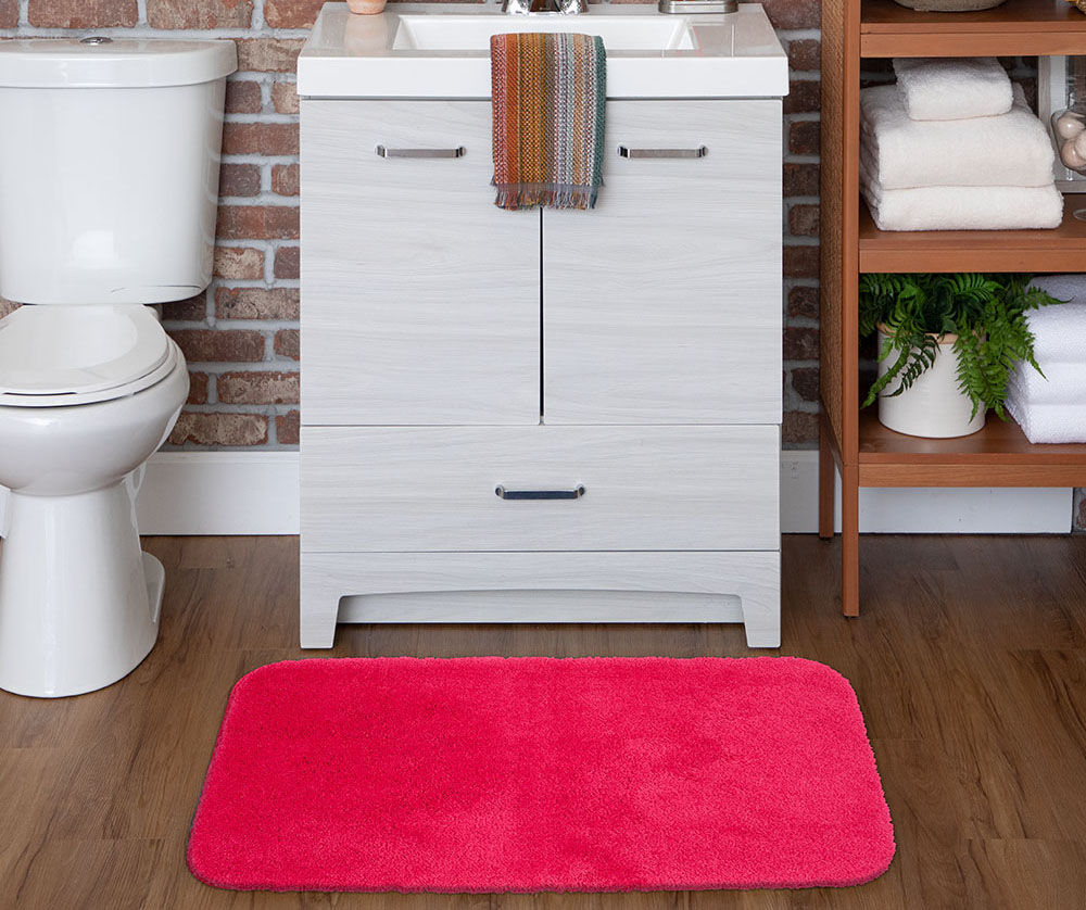 Mohawk Pure Perfection Raspberry Bath Rug, (34" x 20") | Big Lots