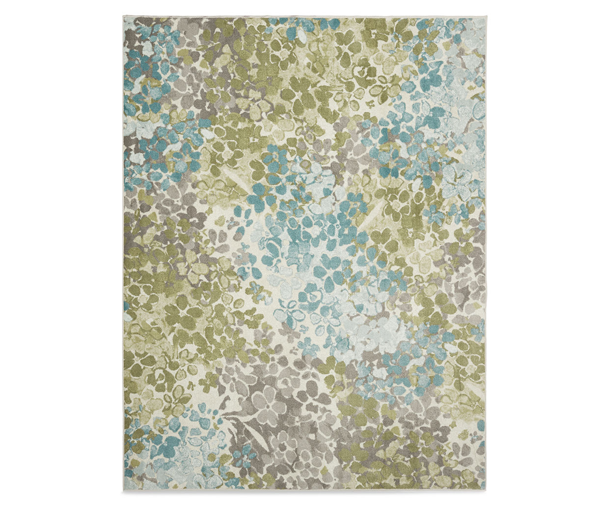 Mohawk Radiance Aqua Floral Area Rug, (6' x 9') | Big Lots