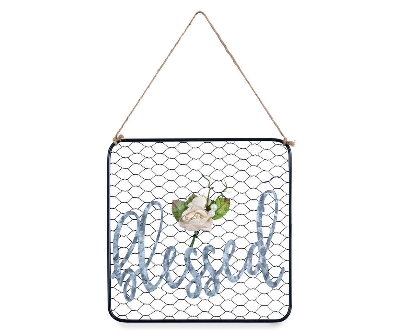 "Blessed" Hanging Wire Plaque | Big Lots