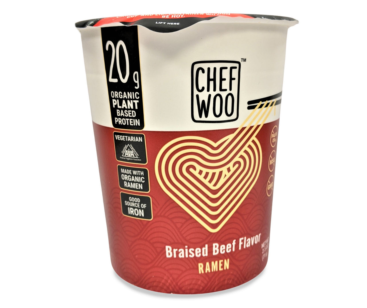 Chef Woo Braised Beef Flavor Organic Ramen, 2.5 Oz. | Big Lots