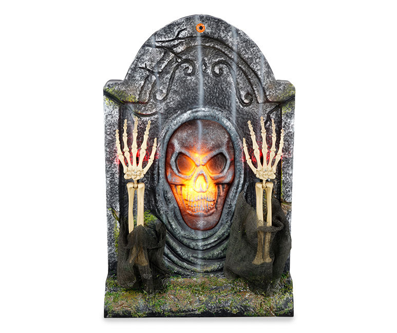 27" Skeleton Tombstone Animated Decor | Big Lots