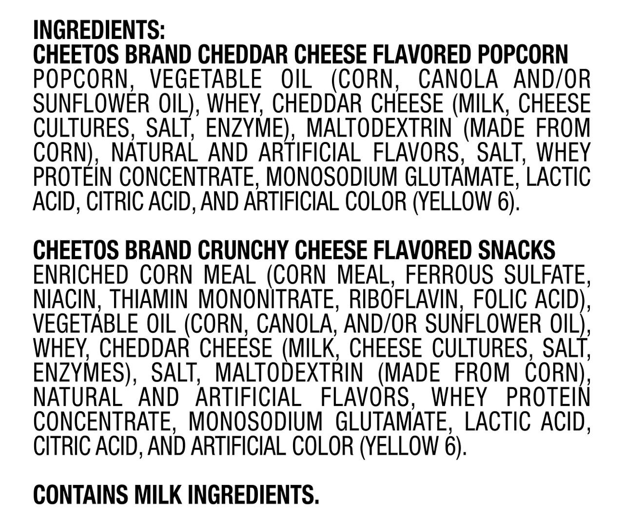 Cheetos Cheetos Cheese Popcorn And Snack Mix Crunch Pop Mix 2.25 Oz ...