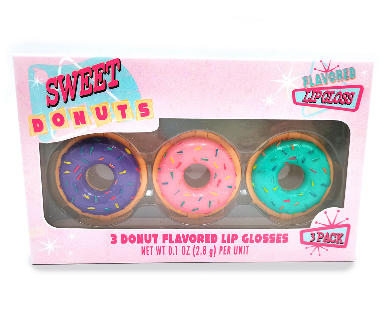 Taste Beauty Vintage Donut Flavored Lip Set, 3-Pack | Big Lots