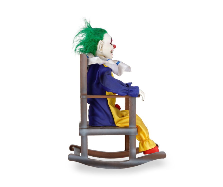 15" Rocking Chair Clown Animated Decor | Big Lots