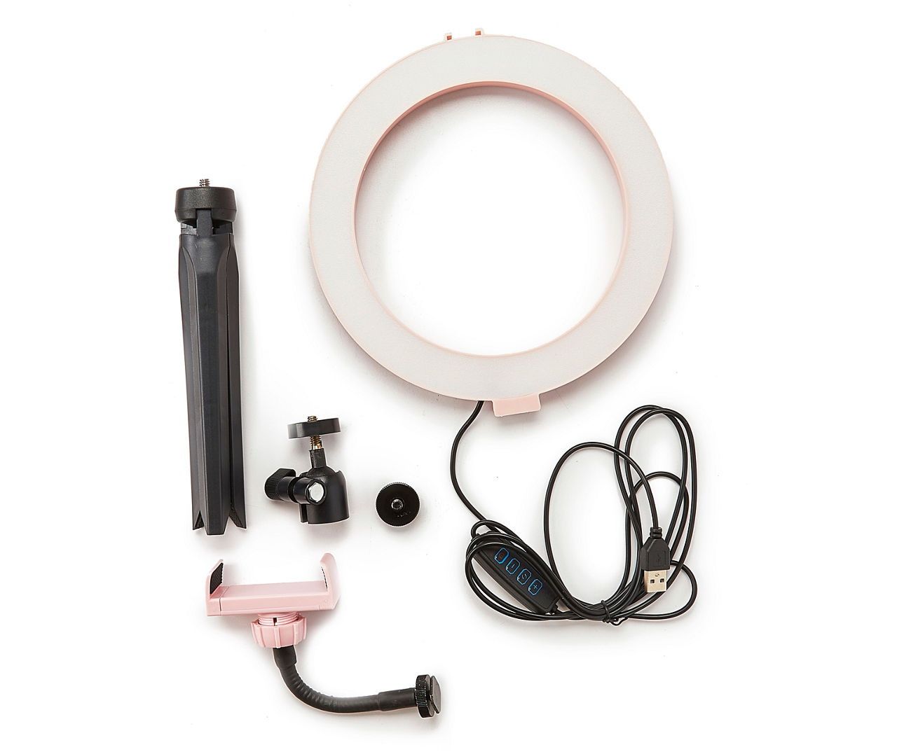 8" Pink LED Desktop Ring Light | Big Lots