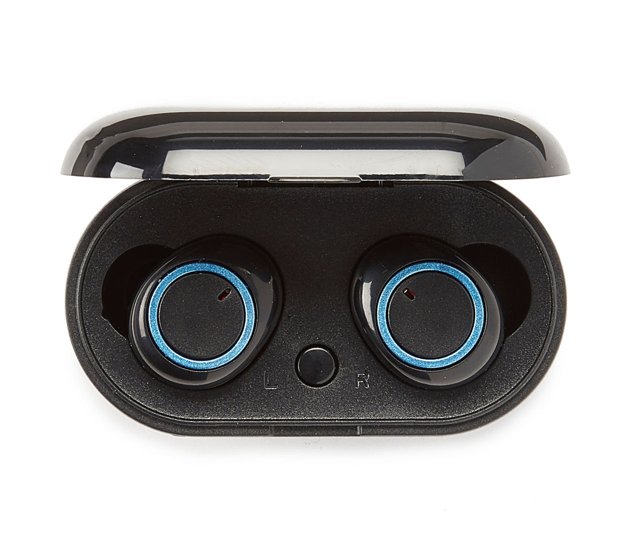 Sentry Black & Blue True Wireless Bluetooth Dot Earbuds with Charging ...