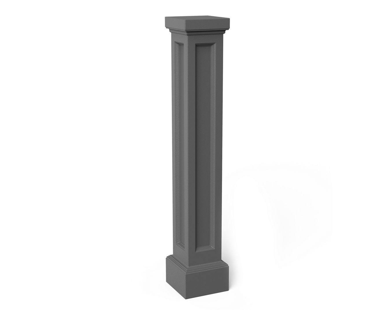 Bradford Graphite Gray Pedestal Mail Post | Big Lots