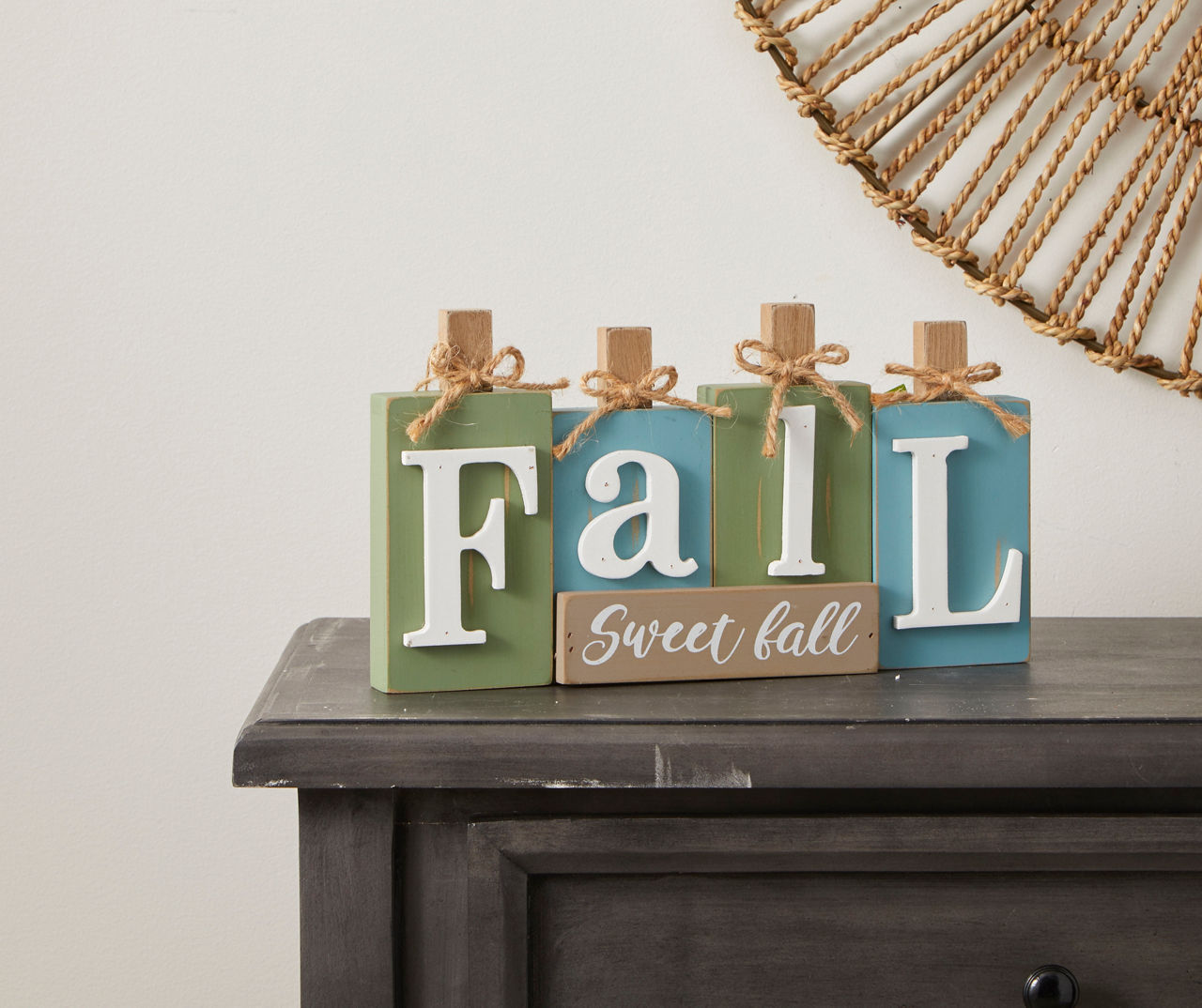 "Fall Sweet Fall" Letter Block Tabletop Decor | Big Lots