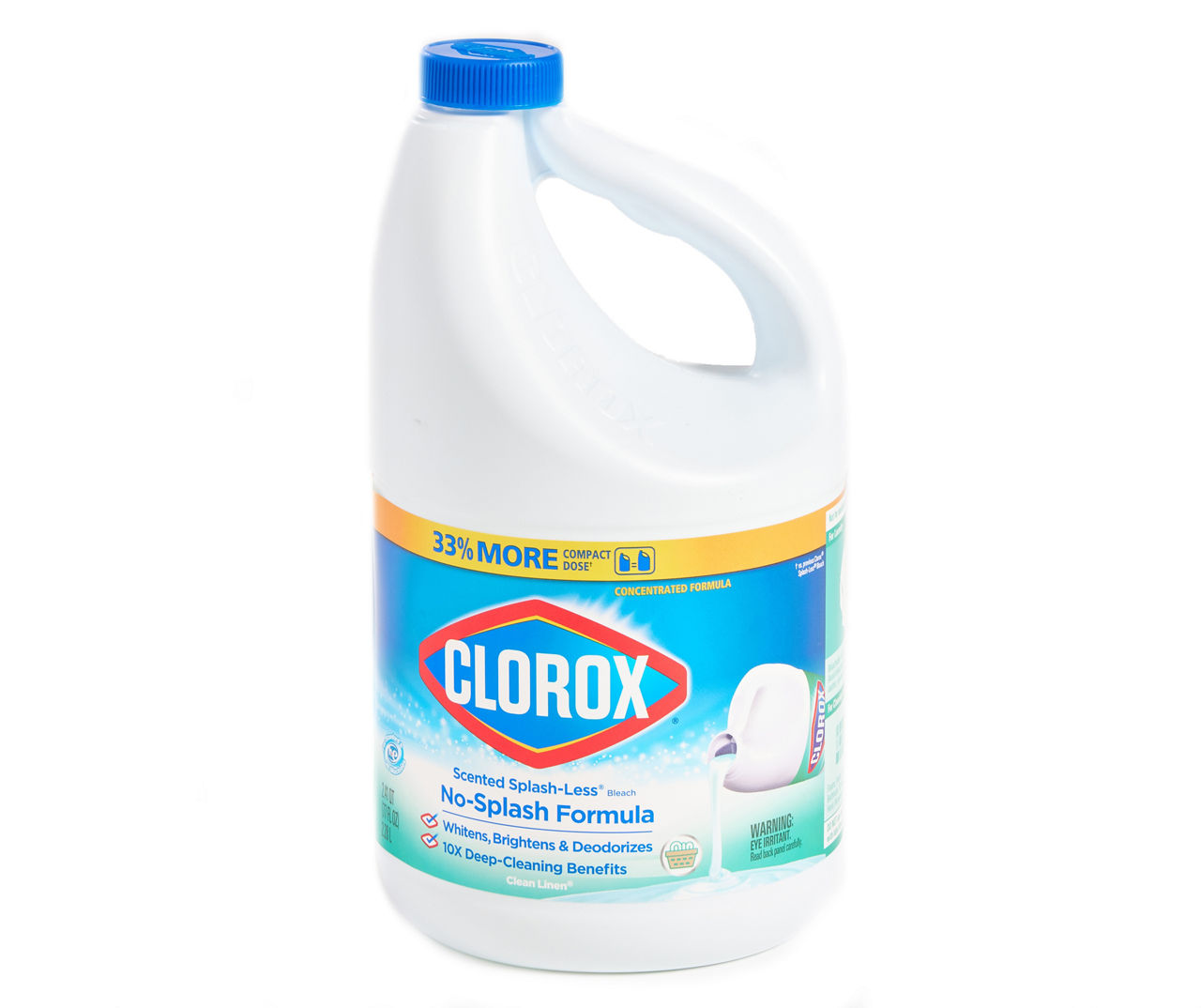 Clorox Clean Linen Scented Splash-Less Bleach, 77 Oz. | Big Lots