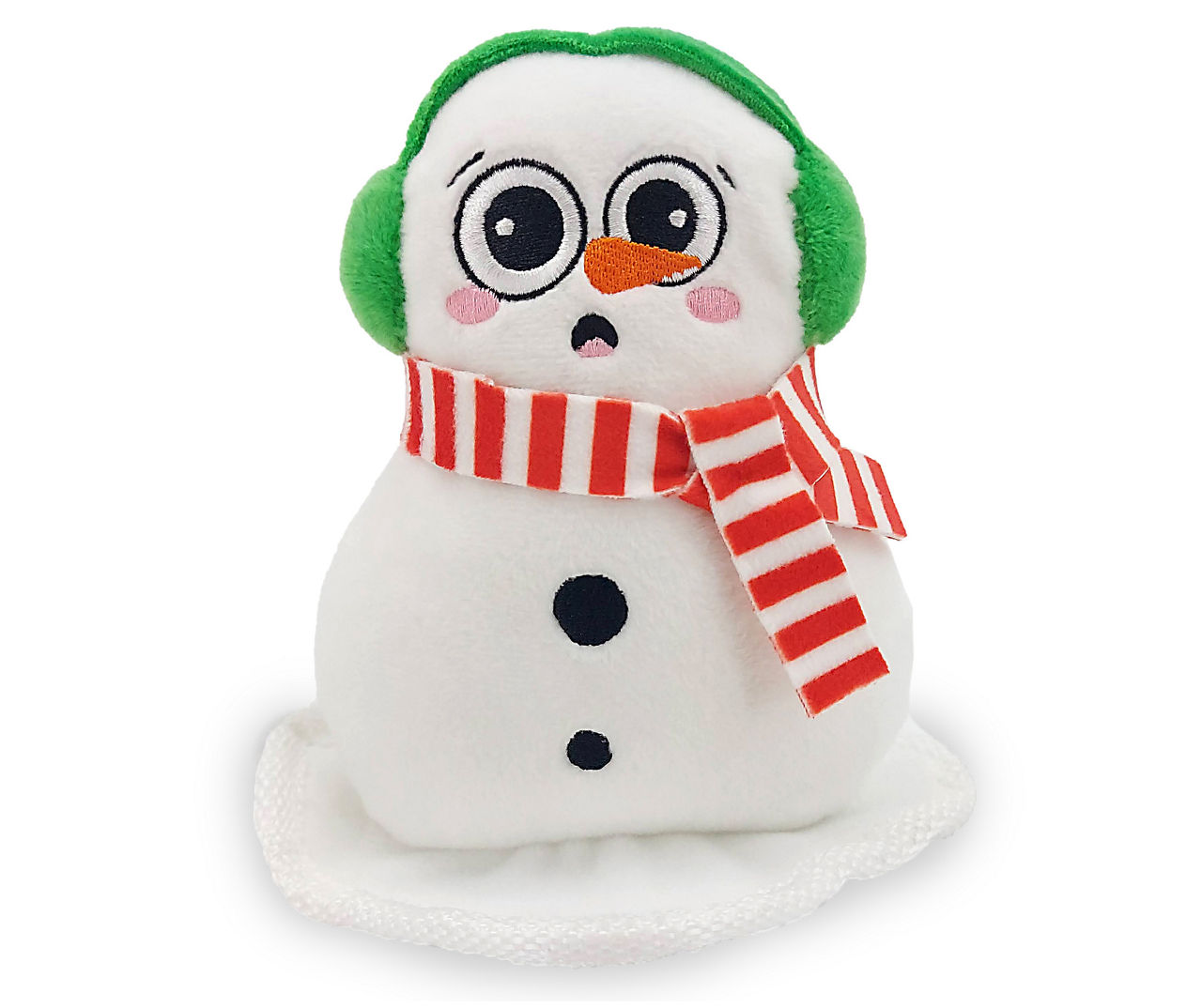 Snowman With Scarf Stuffed Pet Toy | Big Lots