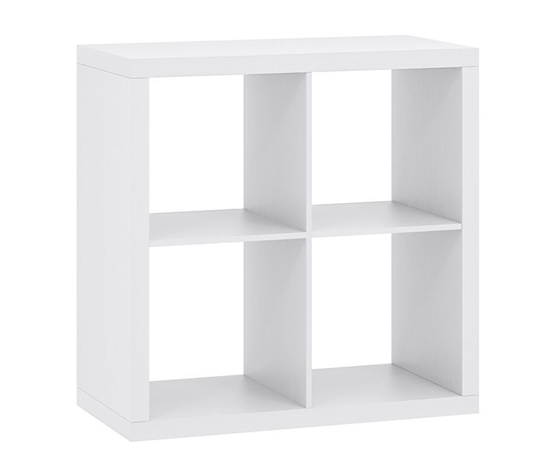 Storage Solutions White 4 Cube Storage Organizer