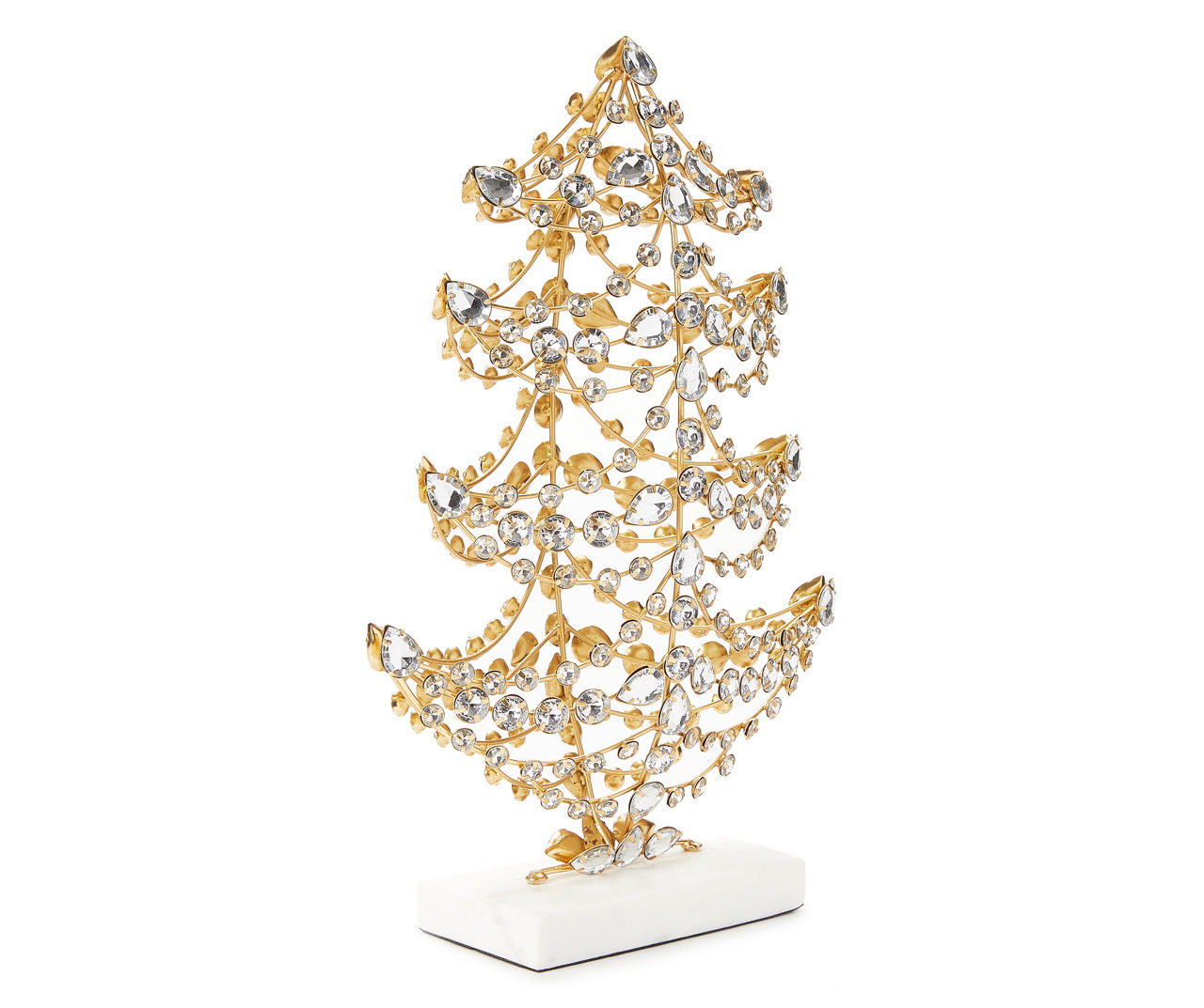 Winter Wonder Lane Gemstone & Marble Tree Tabletop Decor | Big Lots