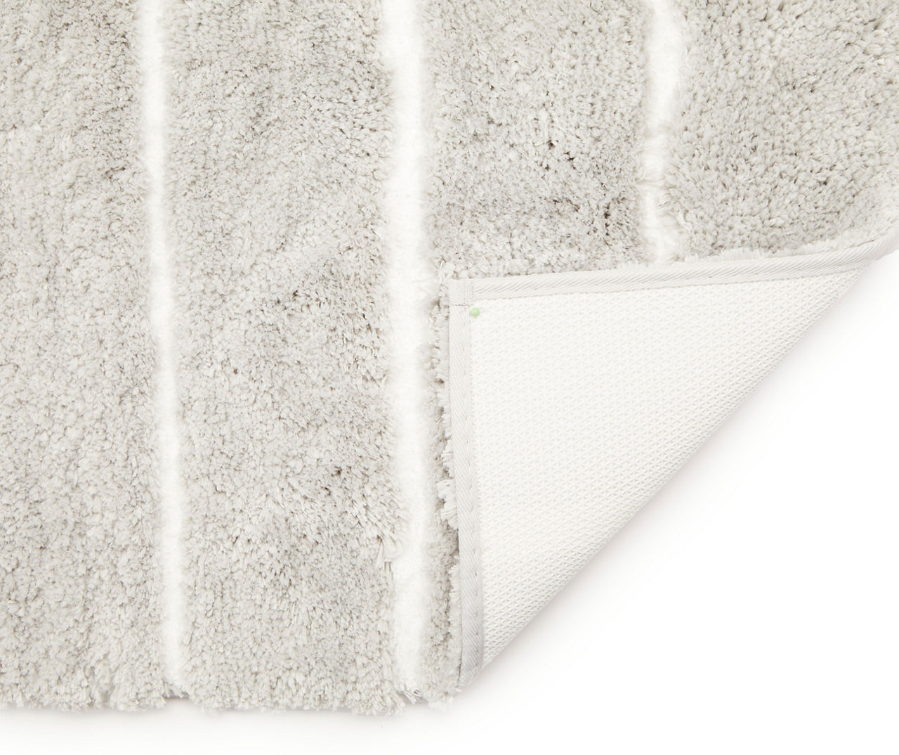 Broyhill Villa Gray Stripe Bath Rug | Big Lots