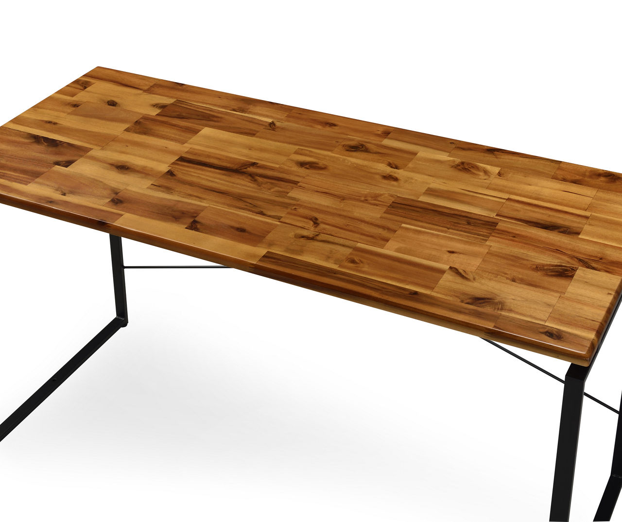 Acme Jurgen Rustic Oak & Black Writing Desk | Big Lots