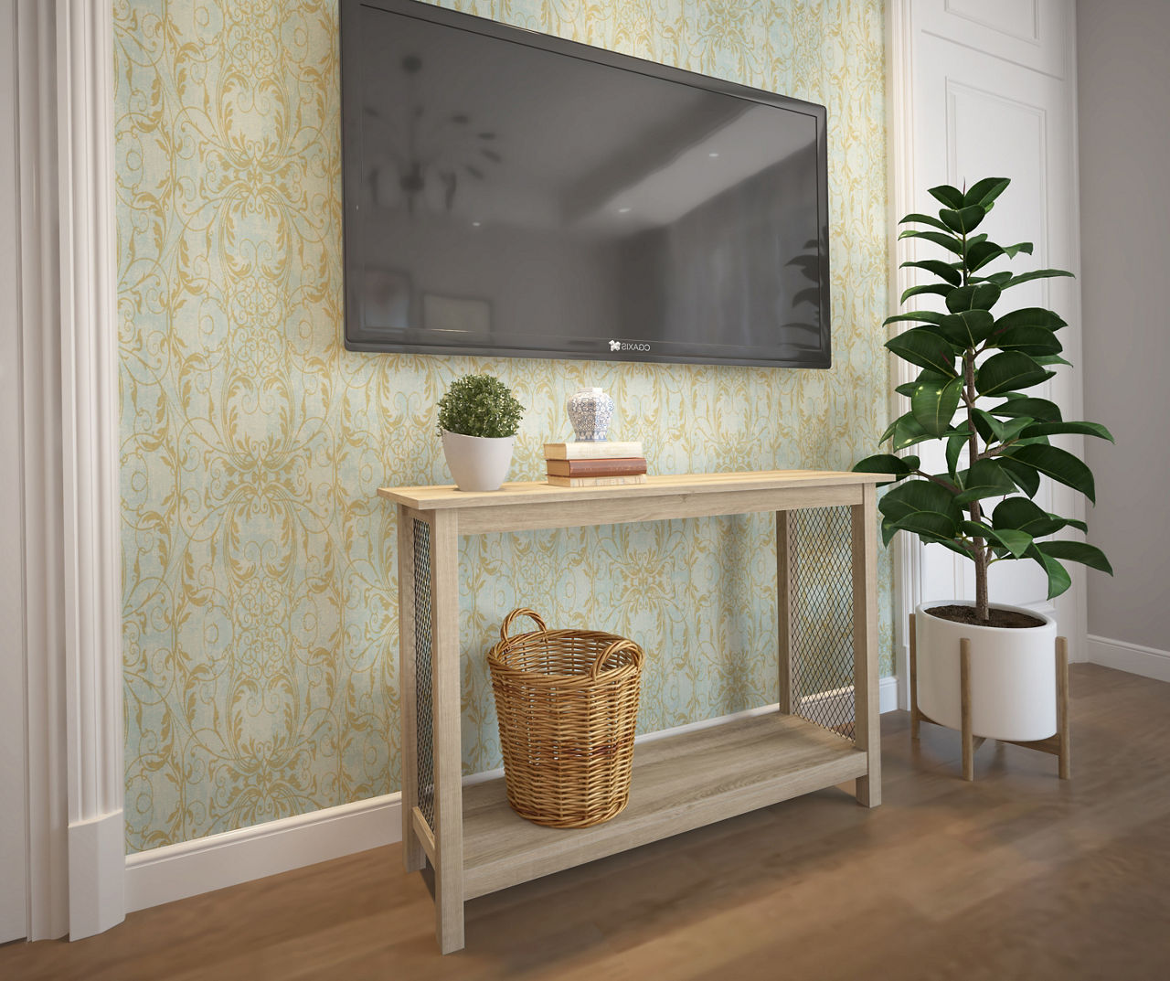 Baldwin Hills Light Brown Console Table | Big Lots