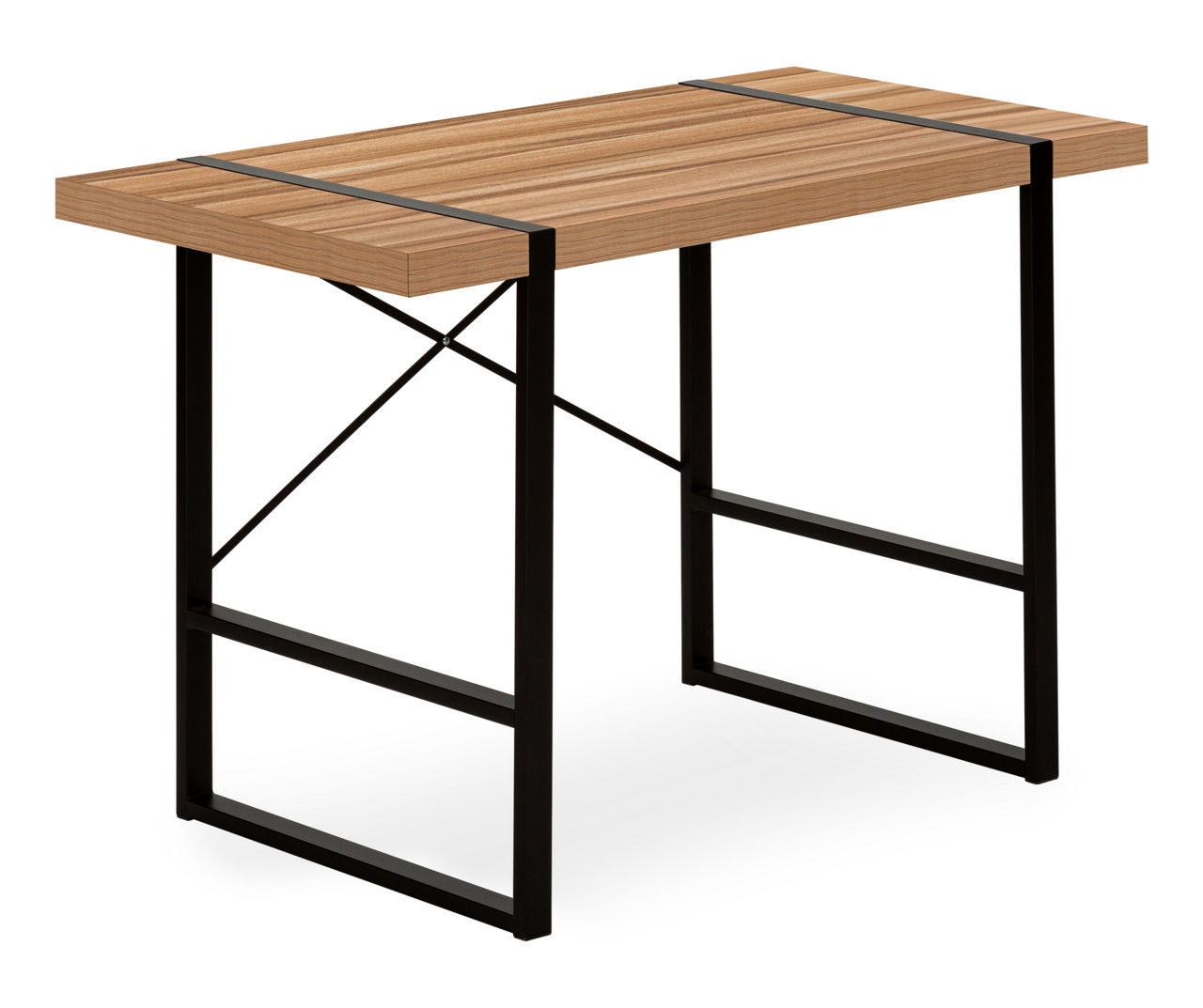 Monarch Brown Wood Look Thick Panel Computer Desk | Big Lots