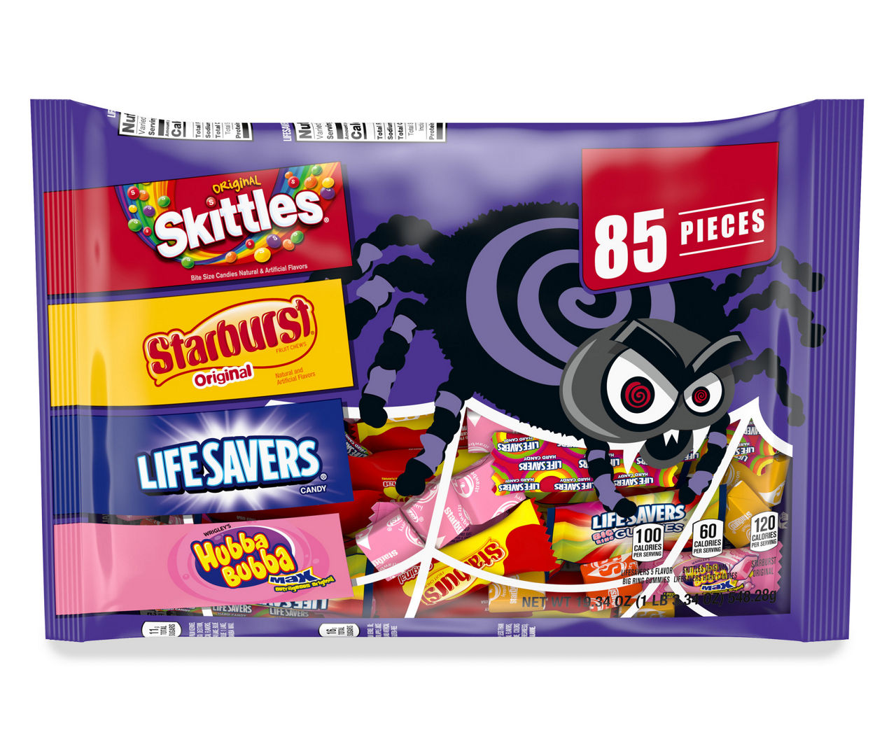 Mars Skittles, Starburst, Life Savers Gummies & Hubba Bubba Assorted ...