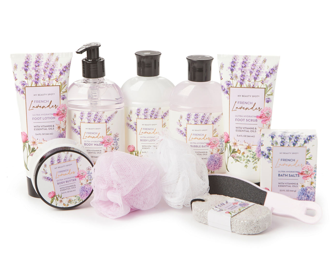 My Beauty Spot French Lavender 11-Piece Deluxe Bath Box Set | Big Lots