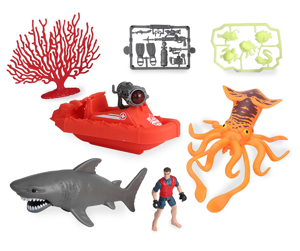 Play Zone Wild Quest 19-Piece Ocean Playset | Big Lots
