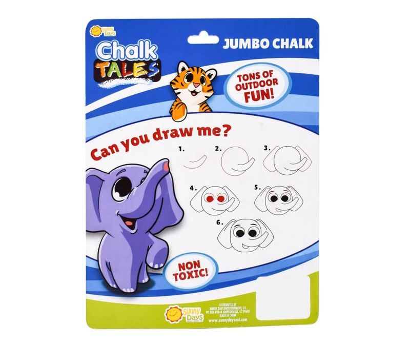 Chalk Tales Jumbo Chalk, 8-Pack | Big Lots
