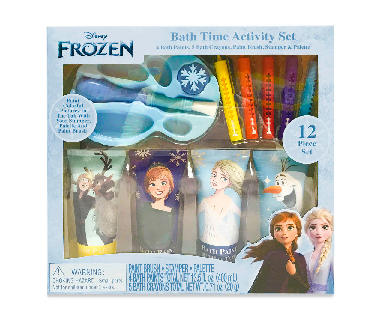 Bath Paint & Palette 12-Piece Bath Time Activity Set | Big Lots