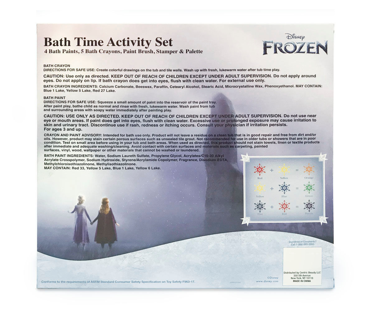 Bath Paint & Palette 12-Piece Bath Time Activity Set | Big Lots