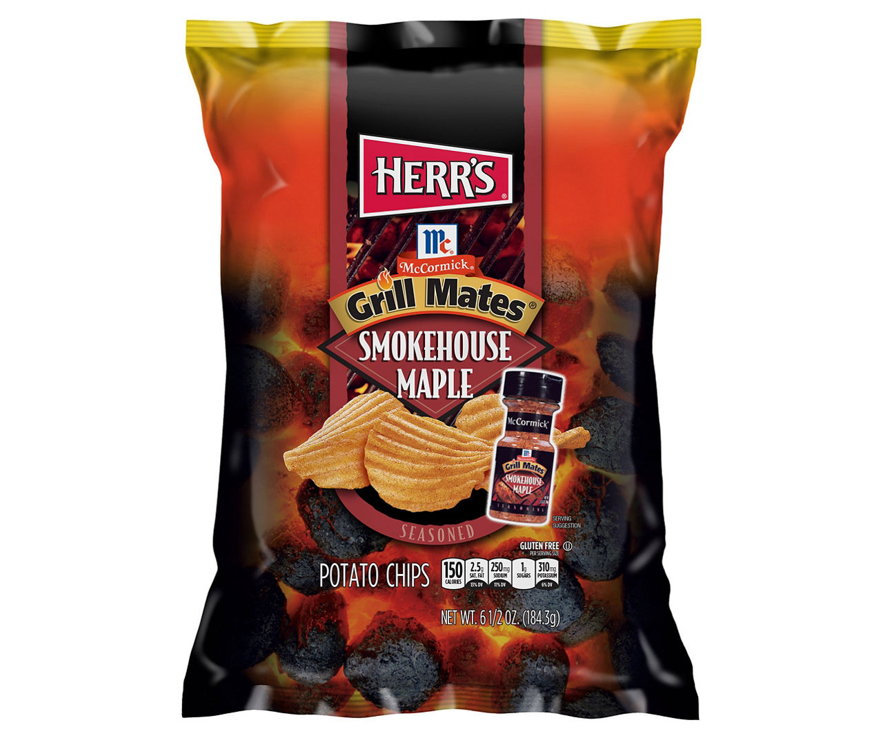 Herr's Grill Mates Smokehouse Maple Potato Chips, 6.5 Oz. | Big Lots
