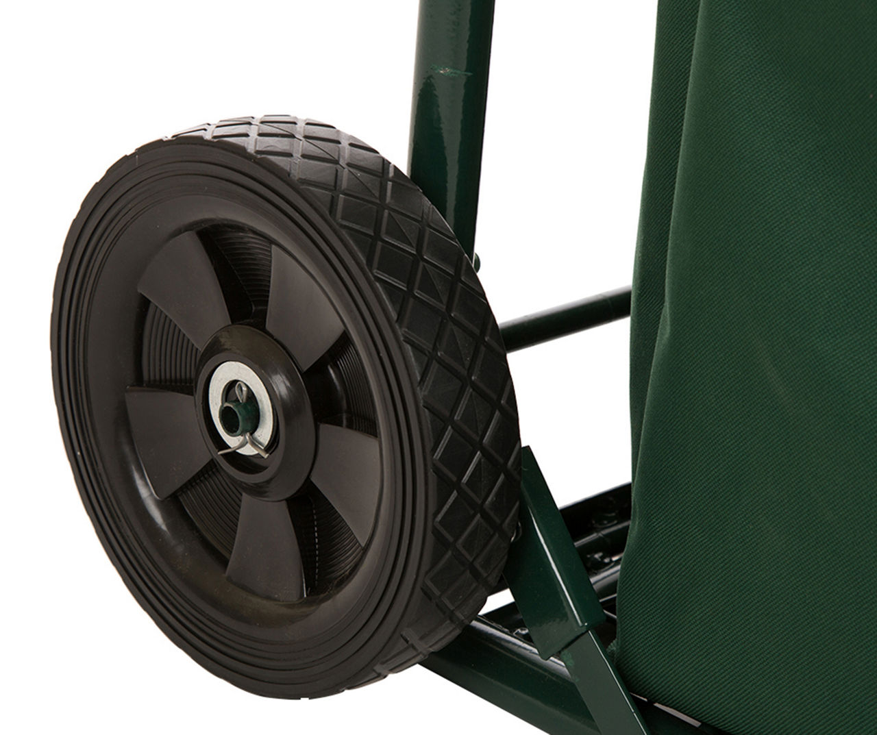 Green 2-Wheel Leaf Cart With Detachable Polyester Bag | Big Lots