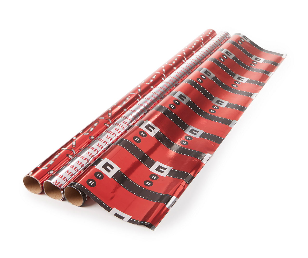 Metallic 3 Roll Gridline Wrapping Paper Multi-Pack - Styles May Vary ...