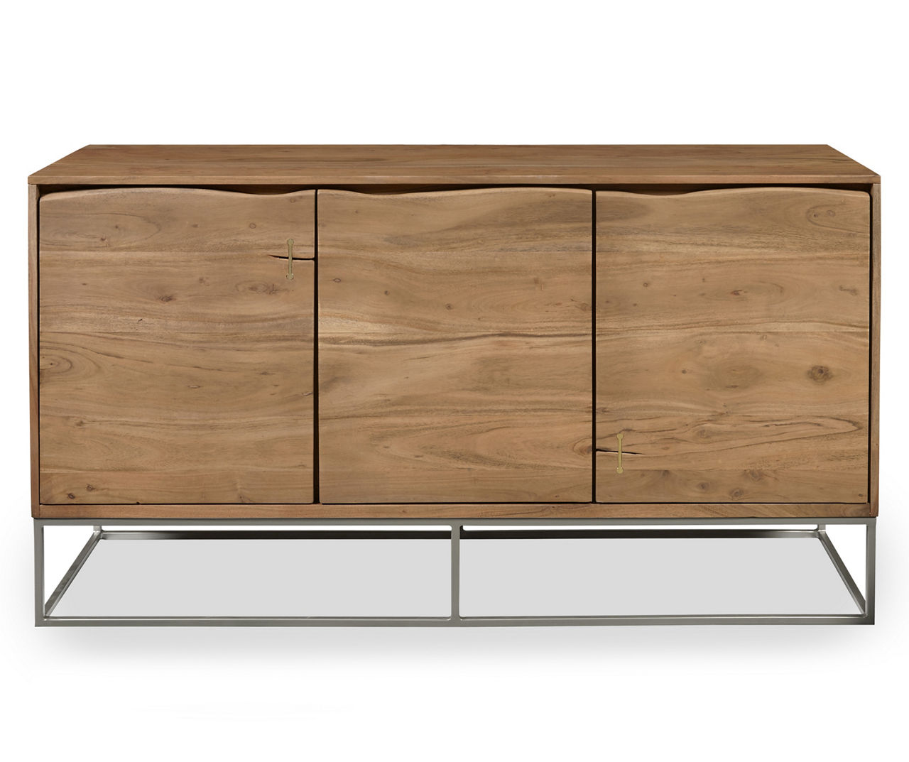 Brown 3-Door Live Edge Wood Console | Big Lots