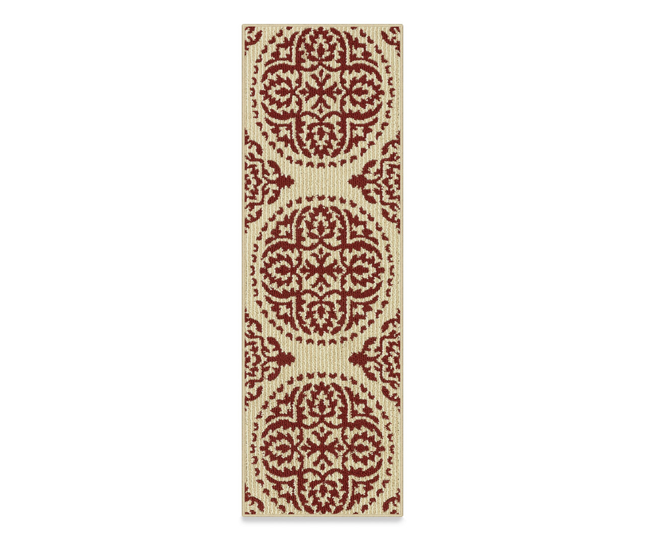 Broyhill Red & White Medallion Runner Rug, (20" x 60") | Big Lots