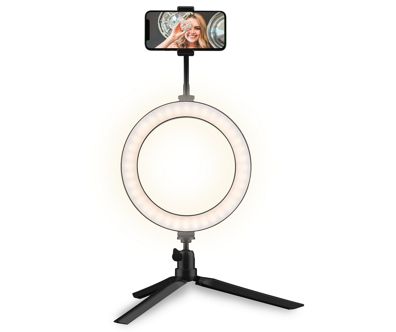 Brilliant Ideas Circle Desktop Ring Light, (8") | Big Lots