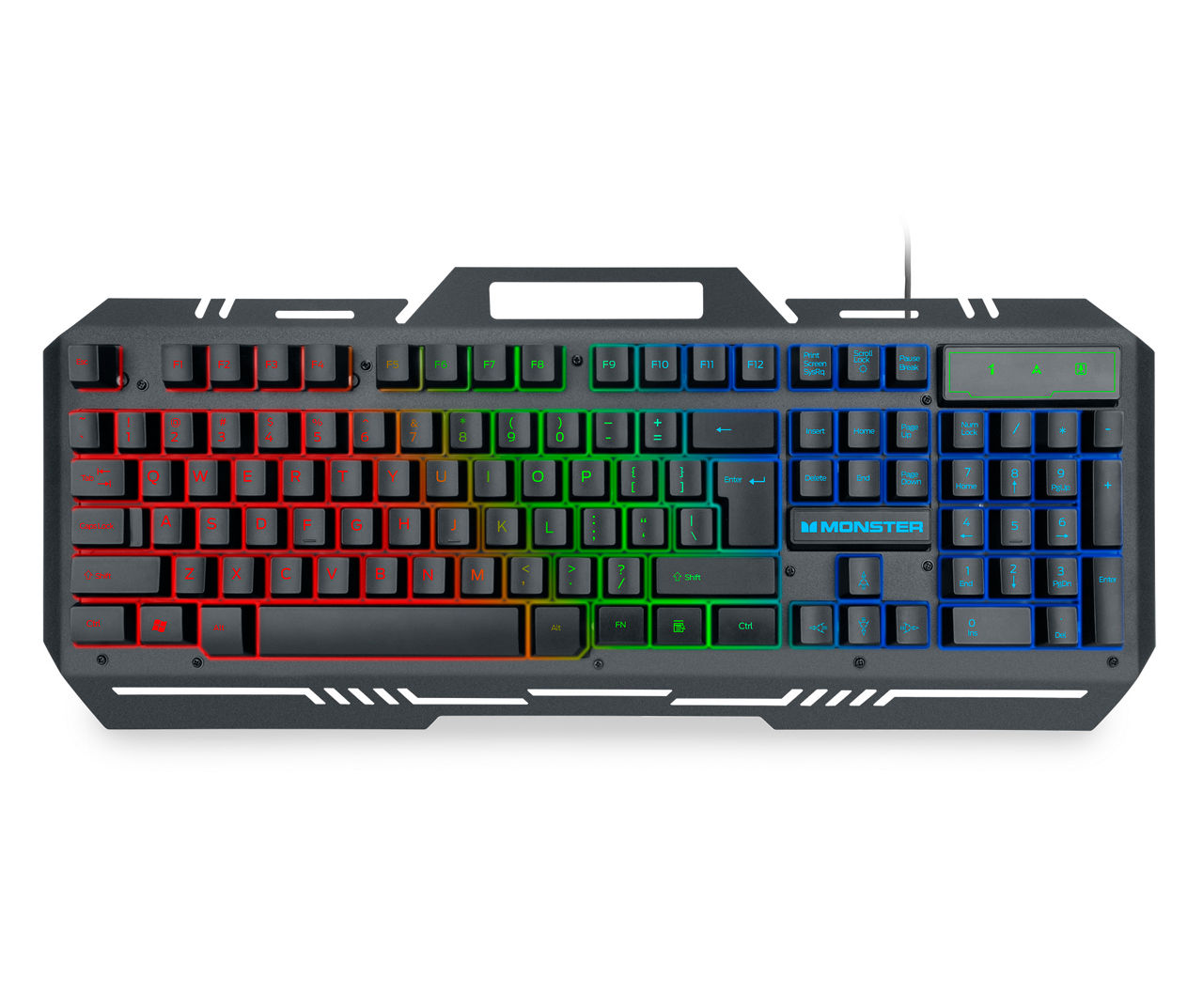 Monster Black Wired LED Gaming Keyboard | Big Lots