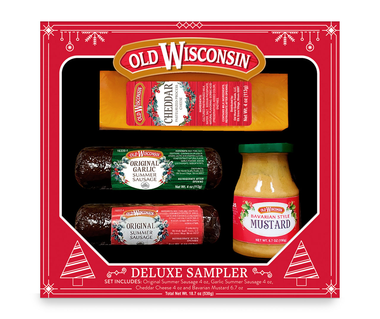 Old Wisconsin Deluxe Sampler Charcuterie Set | Big Lots