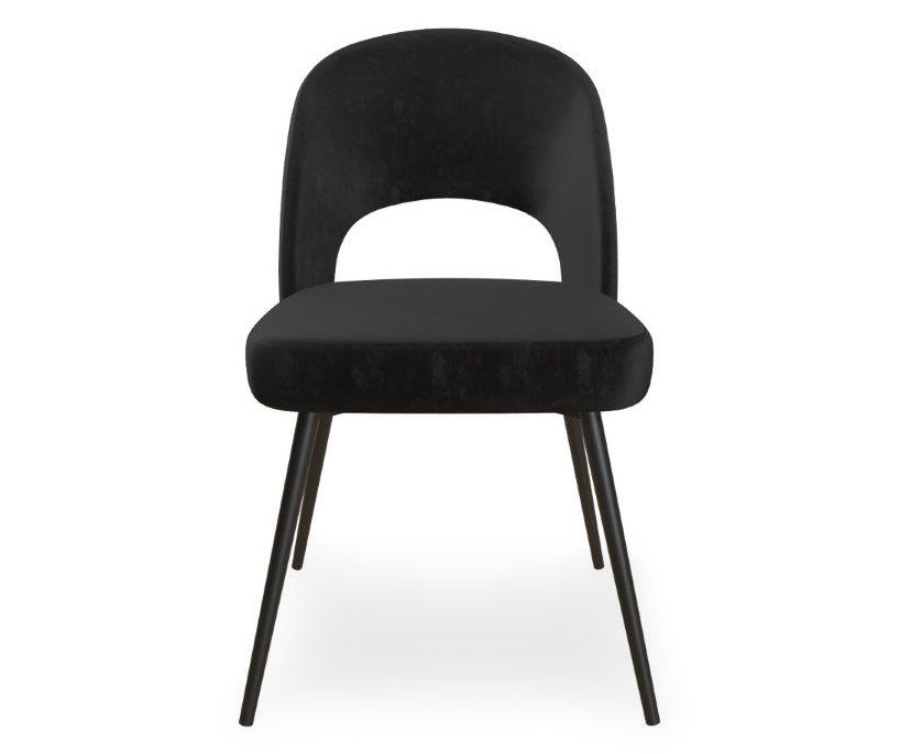 CosmoLiving Alexi Black Velvet Dining Chair | Big Lots