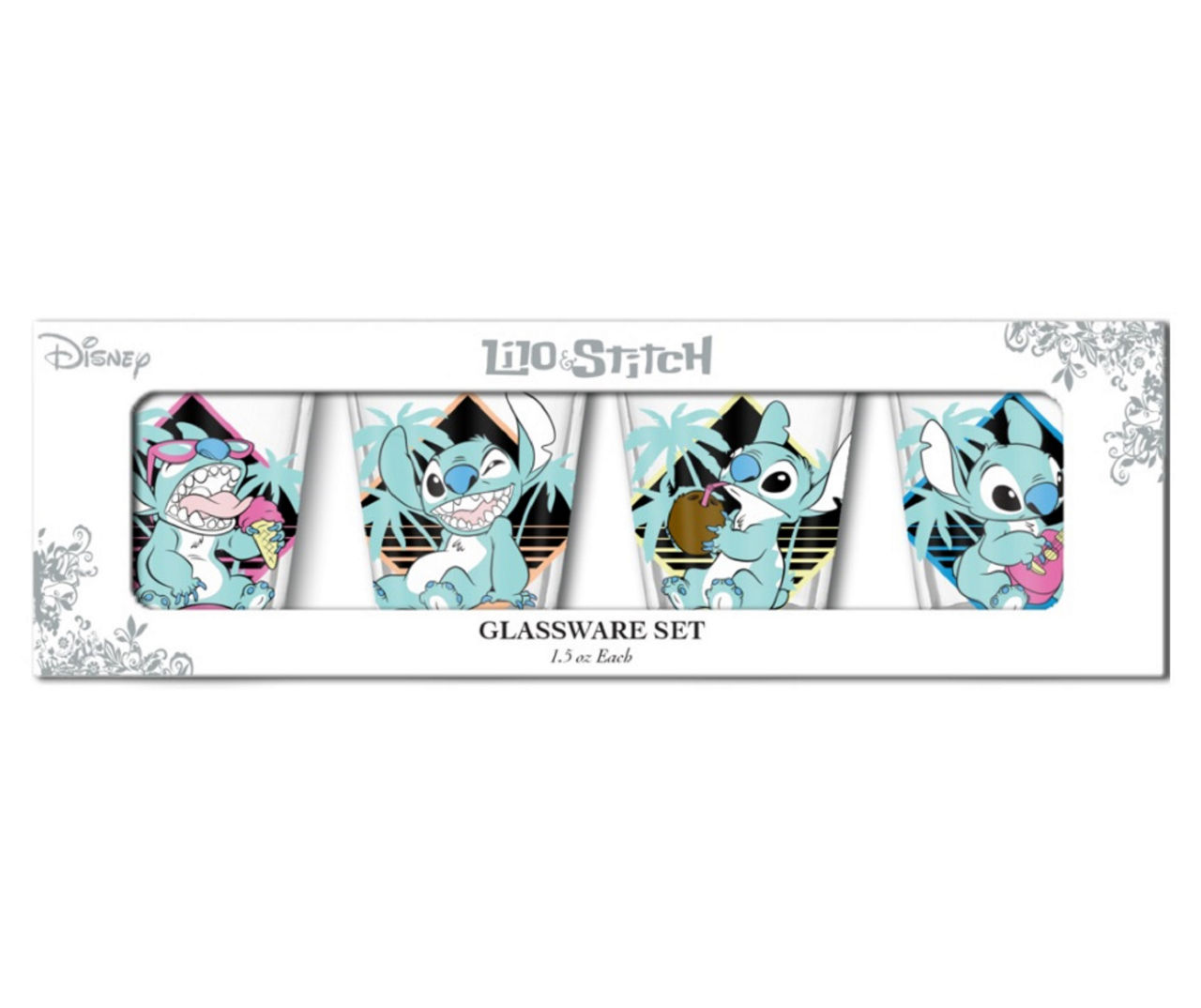 Disney Lilo & Stich 4-Piece Shot Glass Set | Big Lots