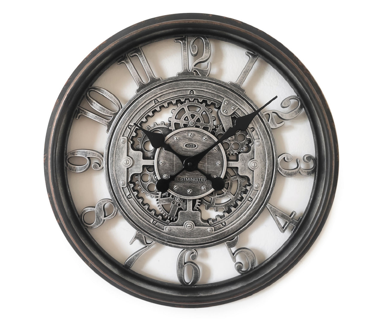 Gray Gears Standard Wall Clock, (20") | Big Lots