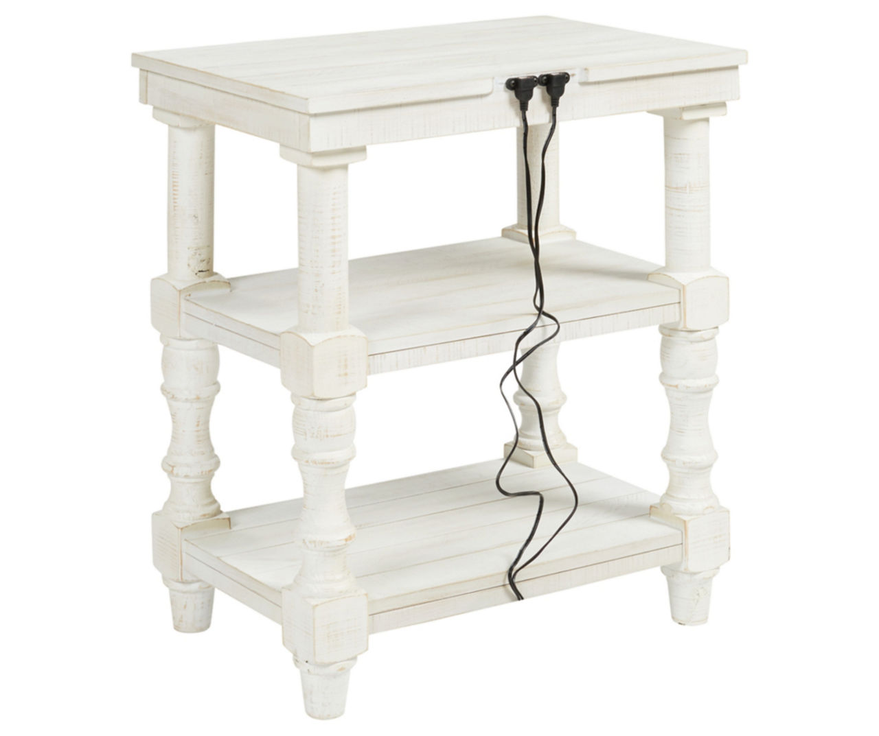 Signature Design By Ashley Dannerville Antique White 3-Tier Accent ...