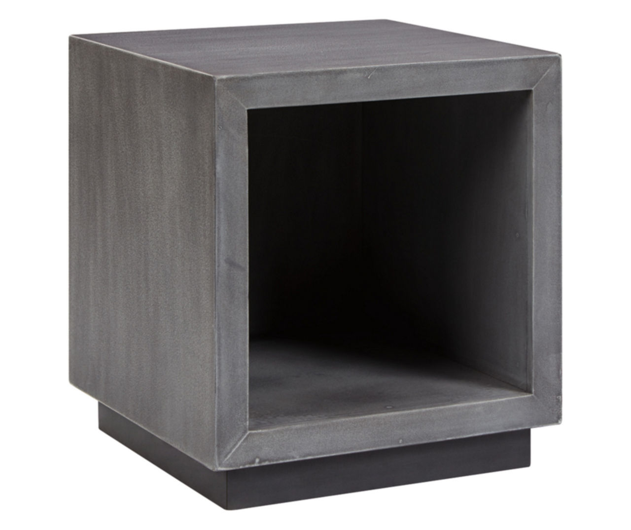 Signature Design By Ashley Larkburg Concrete Look Storage Accent Table ...