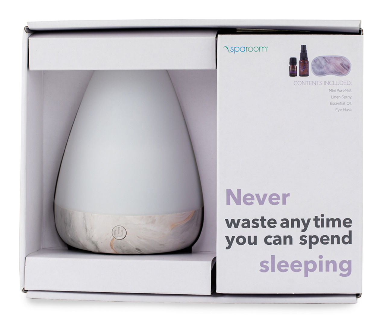 Sparoom Mini Majesto Diffuser 4-Piece Lavender Sleep Kit | Big Lots