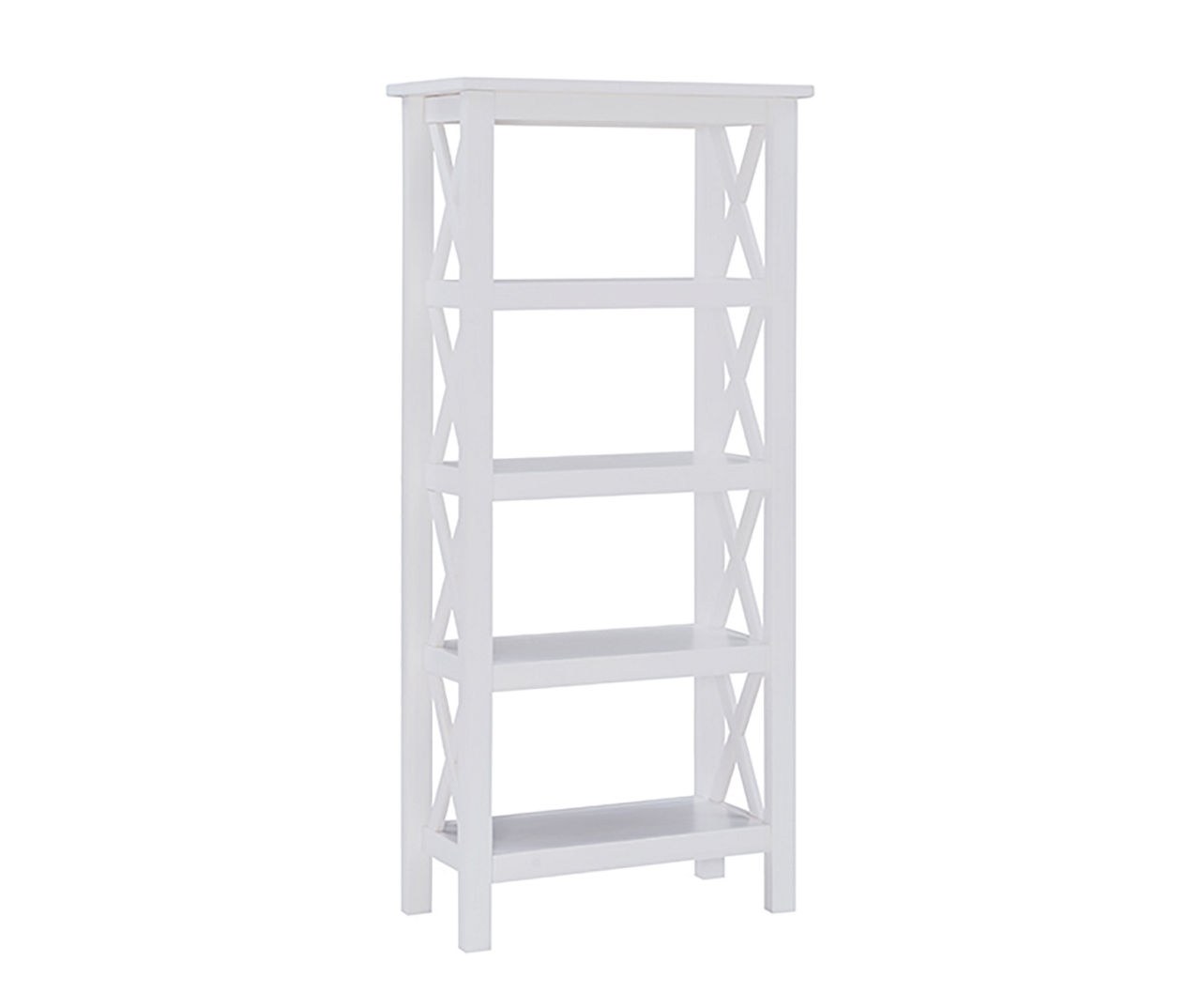 Richland White 4-Shelf Bookcase | Big Lots