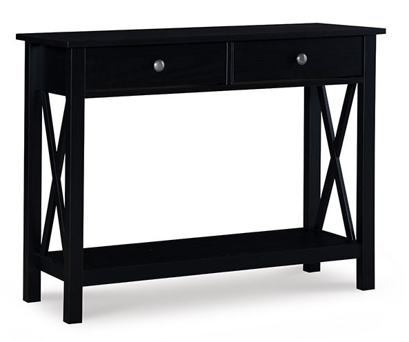 Richland 2-Drawer Wood X Leg Wood Console Table | Big Lots