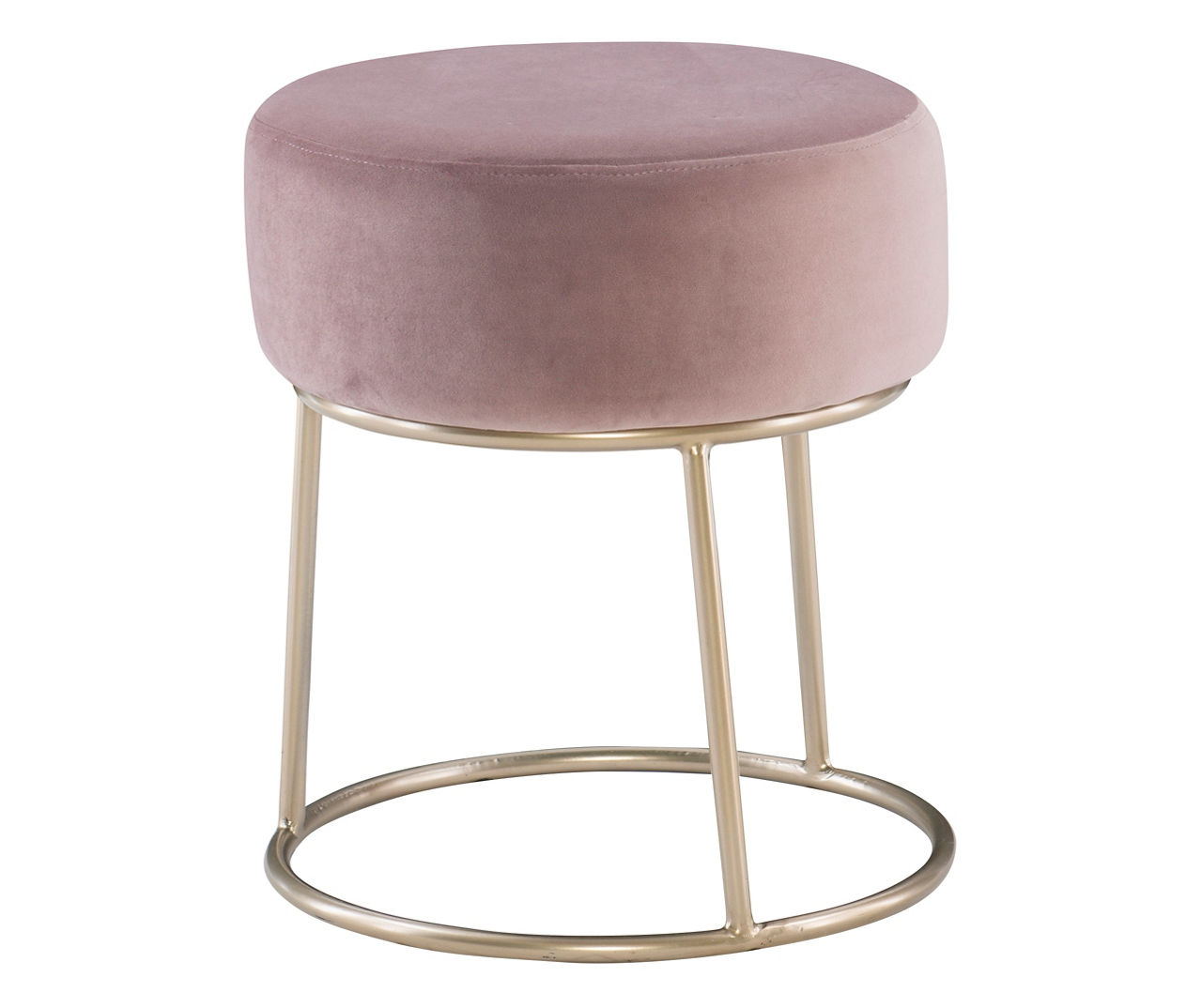 Rose colored ottoman store