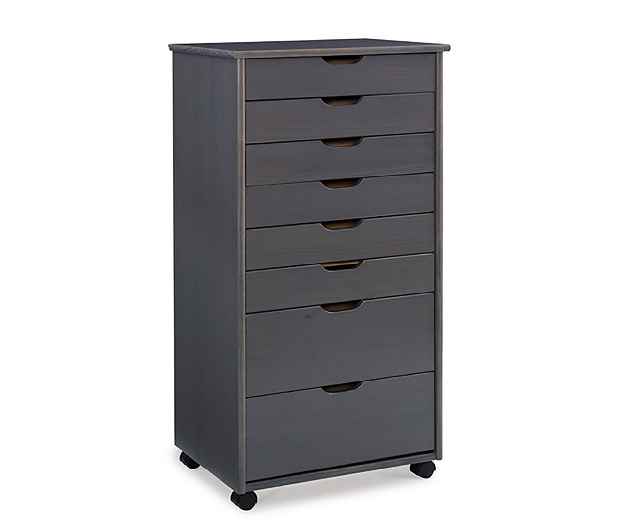 Craft Mate Gray Wood 8-Drawer Rolling Storage Cart | Big Lots
